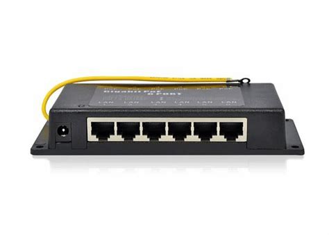 Adapter PoE Gigabit Ethernet 6 portów Ted NET pl