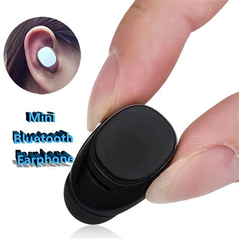 Mini Stereo Invisible Bluetooth Headset Wireless Handfree Smallest Bluetooth Earphone For