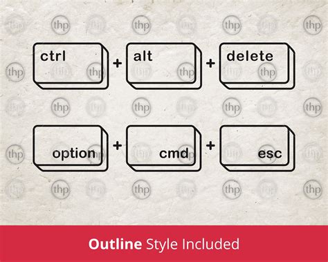 Ctrl Alt Del SVG Ctrl Alt Delete Svg Force Quit Svg Keyboard Svg Shortcut Keys Svg