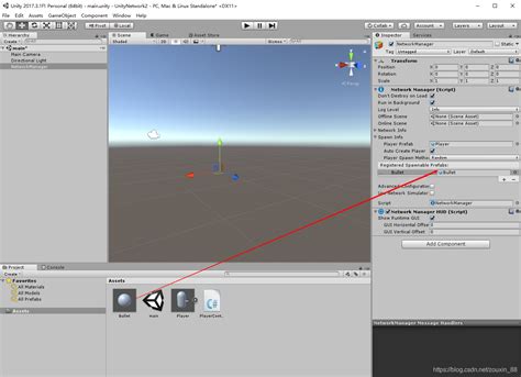 unity多人游戏简单实例（二）同步生成物体 更改playercontroller csdn博客
