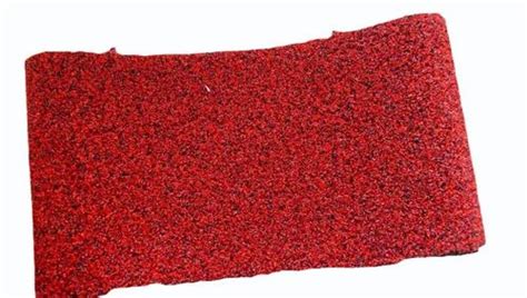 Plain Pp Red Pvc Artificial Grass Mat For Outdoor Mat Size 24x20inch