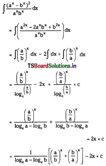 Ts Inter 2nd Year Maths 2b Solutions Chapter 6 Integration Ex 6 A Ts Board Solutions