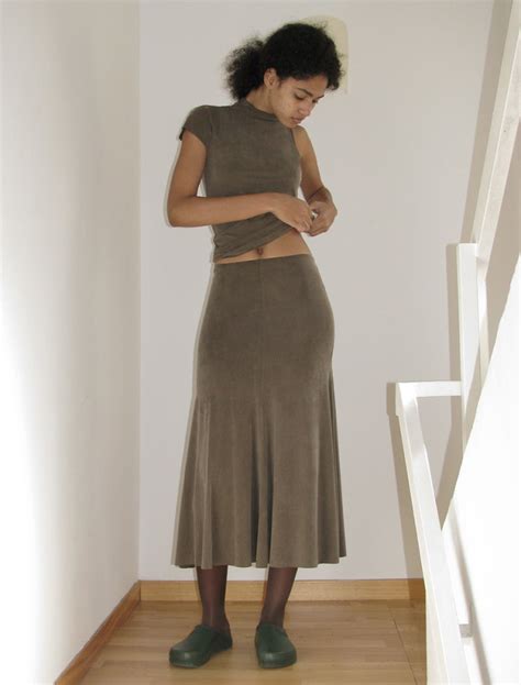 팔로마울 Palomawool 팔로마울 비키 큐프라 스커트 Vicky Flared Cupro Skirt 위시버킷