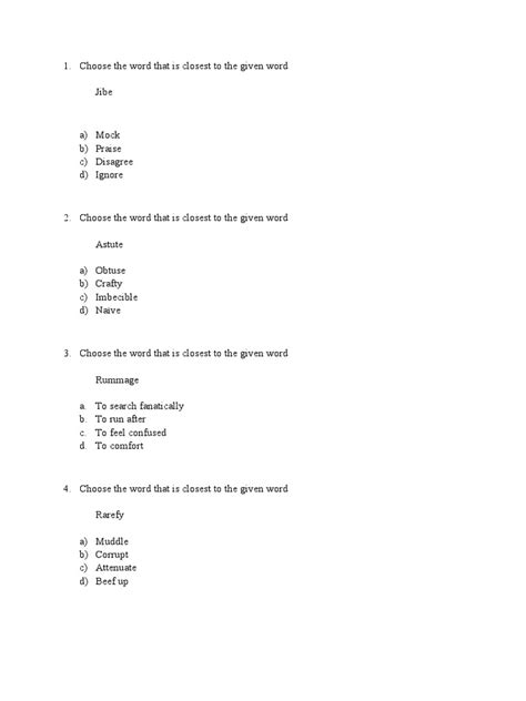 English Mcq Pdf