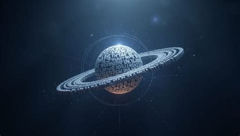 Free Orbital Data Sphere Photo Orbital Sphere Typography Download At Stockcake