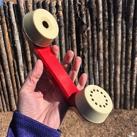 Vintage Red Ukrainian Lofi Telephone Microphone Mic Is In Reverb