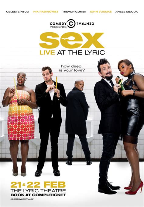 Comedy Central Sex Live At The Lyric Daniel Rheed Key Art
