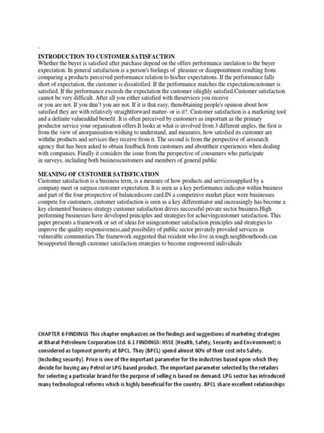 Introduction To Customer Satisfaction Pdf Customer Satisfaction
