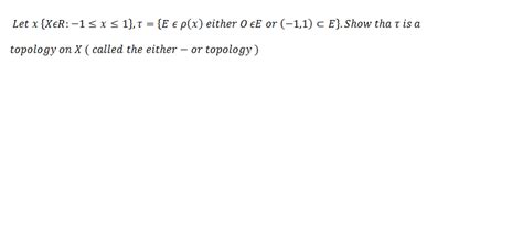 Solved Let X XER 1 Chegg Com