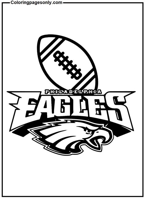 Philadelphia Eagles To Print Coloring Page Free Printable Coloring Pages