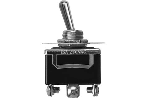 Переключатель-тумблер TDM KN3C-123AAH 1P 250В AC/DC 15А (3c) ON-OFF-ON ...