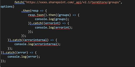 Authentication Token To Access Sharepoint Term Store