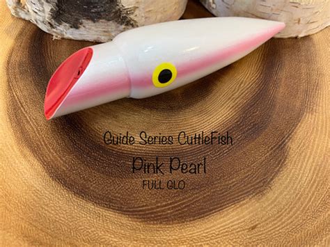 Guide Series Thru Line CuttleFish Pink Pearl FULL GLO Fishinator Lures