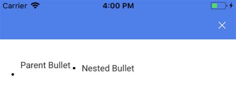 Nested Unordered Lists Are Not Rendered Correctly · Issue 14 · Juiceoreact Native Easy