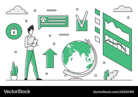 Worldwide global trends Royalty Free Vector Image