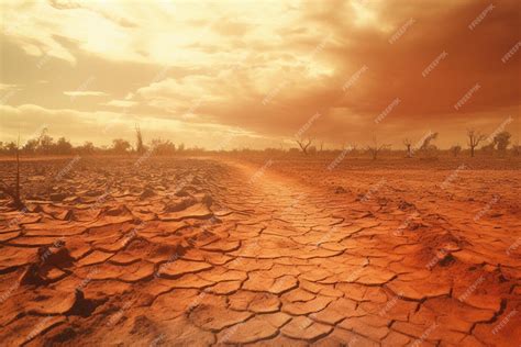 Premium Ai Image Planet Suffers From Global Warming And Climate