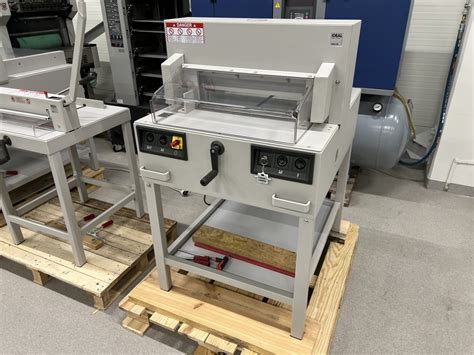 Ideal 4850 95 Paper Cutting Guillotine Lidograf Printing Machines