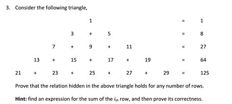 Sequences And Series Find An Expression For The Sum Of The Ith Row Of