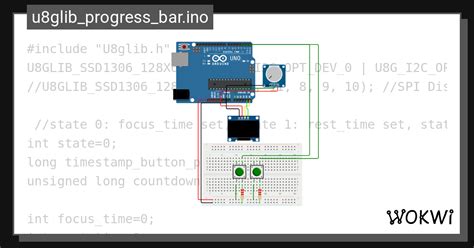 U Glib Progress Bar Ino Copy Wokwi Esp Stm Arduino Simulator