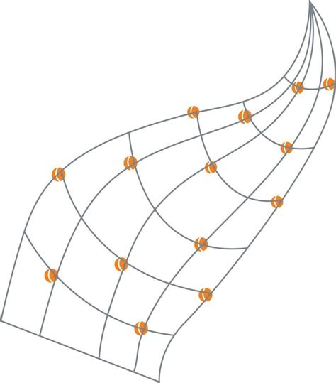 Nautical Rope Netting Semi Flat Color Vector Object