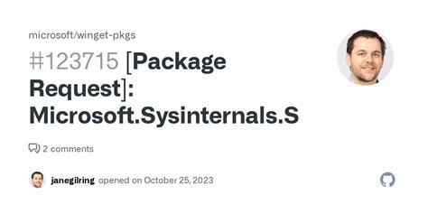 Package Request Microsoft Sysinternals Sysmon Issue Microsoft Winget Pkgs GitHub