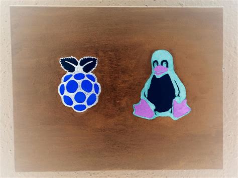 Painting I Made Of Our Favorite Logos With Inversed Colors R Raspberry Pi