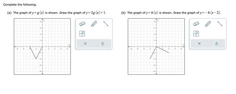 Solved A The Graph Of Y G X Is Shown Draw The Graph Of Chegg Com