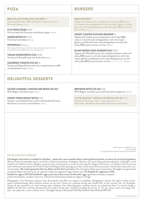 Carte Et Menus 2024 Sway à Londres Thefork