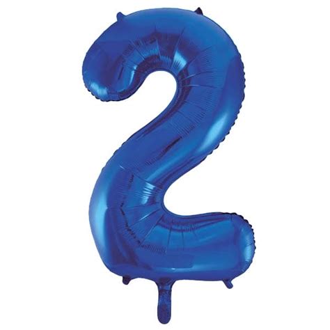 34 Unique Blue Glitz Number 2 Supershape Balloons Go International Uk