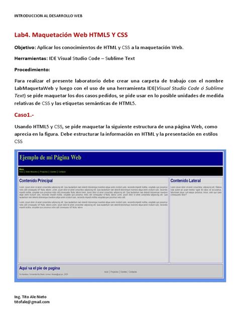 lab4 maquetacion web html5 y ccs 20201 pdf