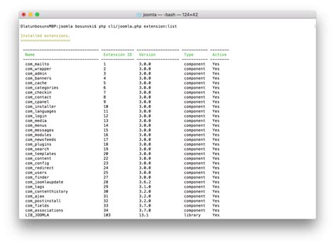 Cli Update Joomla Documentation