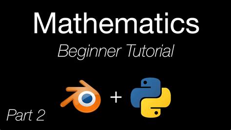 Blender Tutorial Python Programming With Math Part YouTube