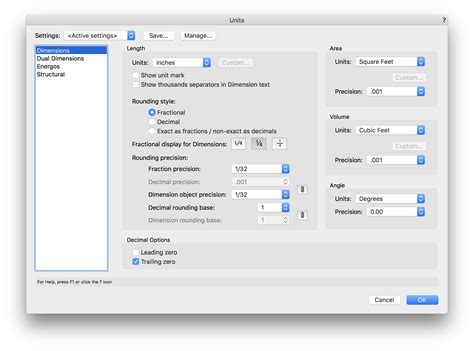 Dual Dimension Default Precision Setting Troubleshooting