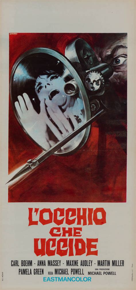 Marquee Poster Peeping Tom 1960s Italian Locandina