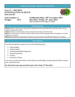 Fillable Online Elem Interm Testing Schedule Pdf Fax Email Print PdfFiller