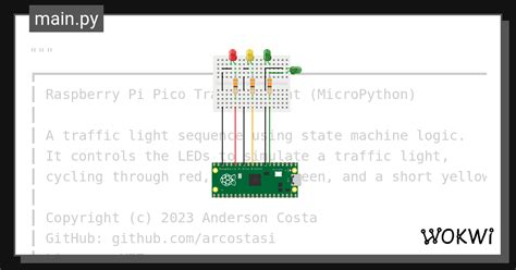 Traffic Light Copy Wokwi Esp32 Stm32 Arduino Simulator