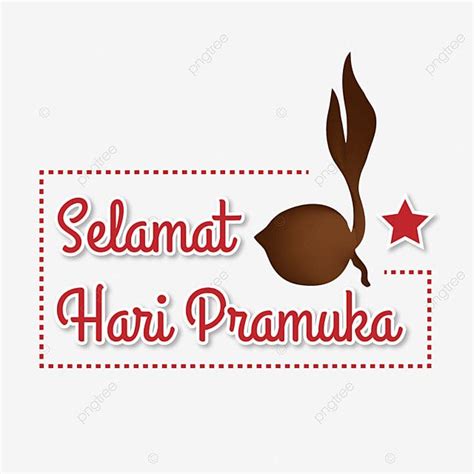 Scout Hari Pramuka Vector Hd Images Hari Pramuka Tunas Kelapa Design