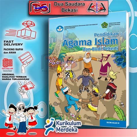 Jual KM BS PAI Kls 6 SD MI Kurikulum Merdeka Buku Siswa Pendidikan