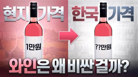 유독 한국에서 와인이 비싼 이유 Youtube