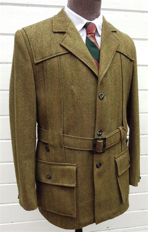 Cool Wool Pants Norfolk Jacket Men British Hunting Suit Tweed