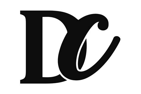 Dc Monogram Logo Design Graphic By Piku Design Store · Creative Fabrica