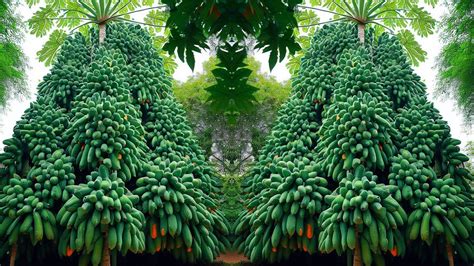Grafting Papaya Tree From Papaya Fruit With Aloe Vera Youtube