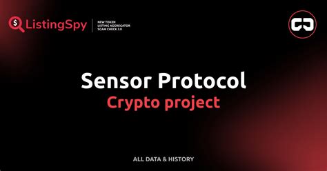 Sensor Protocol Crypto Project On Listingspy Listingspy