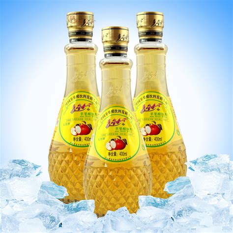 麦金利 苹果醋饮料 中国苹果醋饮料发明专利 400ml3瓶套装 热销 诚善堂酒类专营店