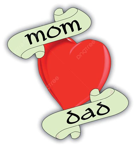 Mom And Dad Parents Text Love Vector Parents Text Love Png And Vector With Transparent