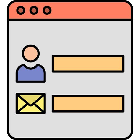 Contact Form Free Web Icons