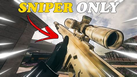 Sniper Only Challenge In Warzone Youtube
