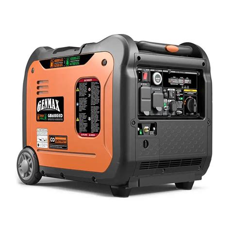 Genmax Gm6000ied 6000 Watt Dual Fuel Inverter Generator With Co Detect