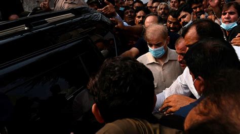 Pakistans Opposition Leader Shahbaz Sharif Arrested In Money