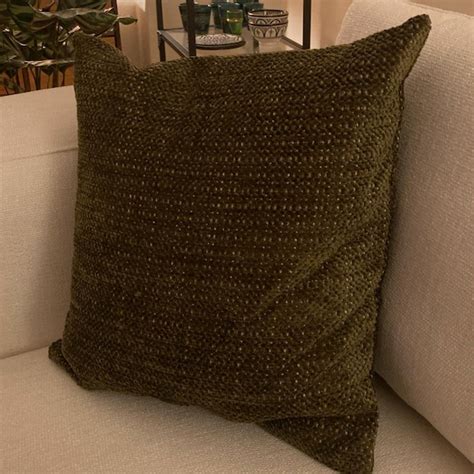 Dark Green Velvet Pillow Cover Matt Velvet Pillow Cushion Euro Sham